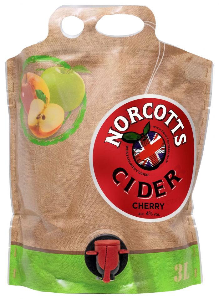 Norcotts Cherry Cider 2x3L Pouches - Norcotts Cider