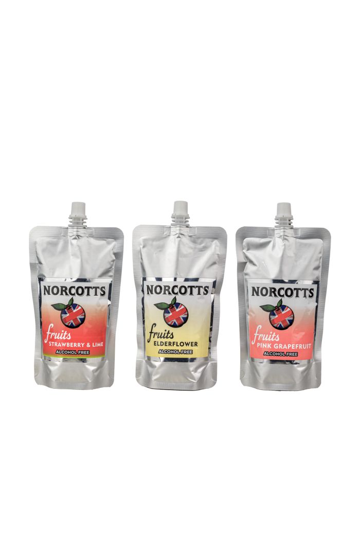 Norcotts Fruits Alcohol Free MIXED CASE 12x300ml Pouches - Norcotts Cider