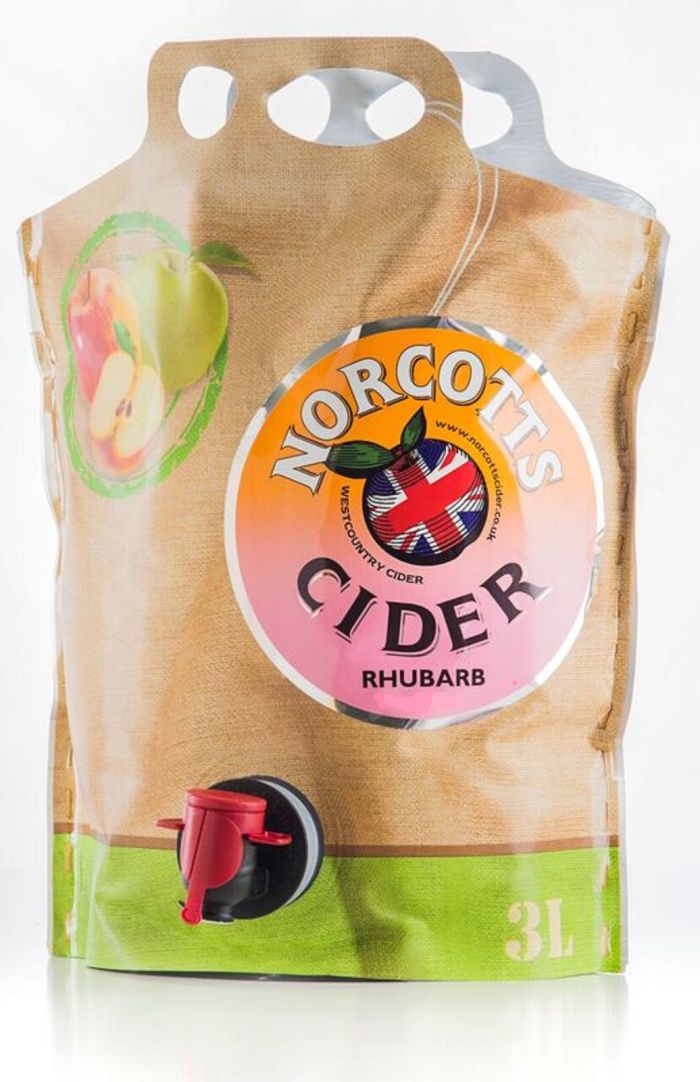 Norcotts Rhubarb Cider 2x3L Pouches - Norcotts Cider